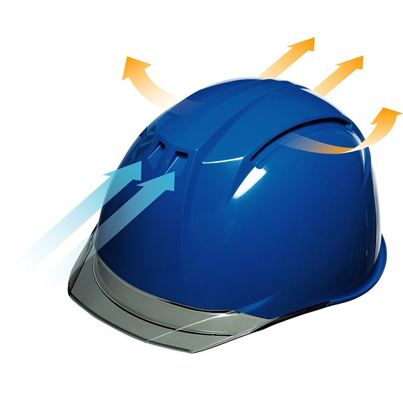 DICプラスチック 高機能ヘルメット AA11EVO-CW ワイドベンチレーション 白/スモーク ライナー付 クリアバイザー 可変式アジャスター 飛来落下物用 墜落時保護用 ｜金象印の公式通販 ...