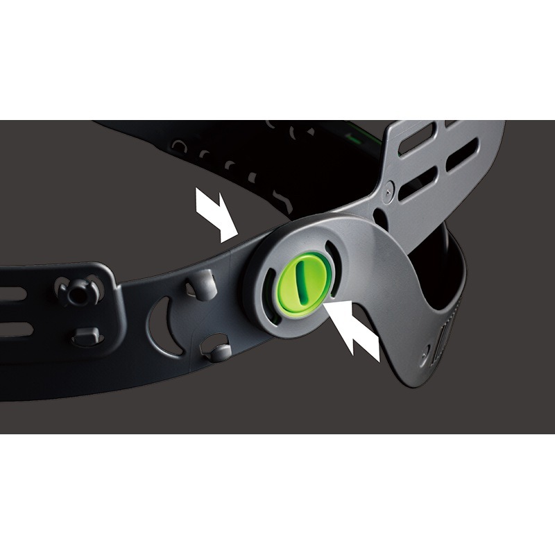 DICプラスチック 高機能ヘルメット AA11EVO-CSW シールド付 ワイドベンチレーション スカイブルー/スモーク ライナー付 クリアバイザー 可変式アジャスター 飛来落下物用 墜落時 ...