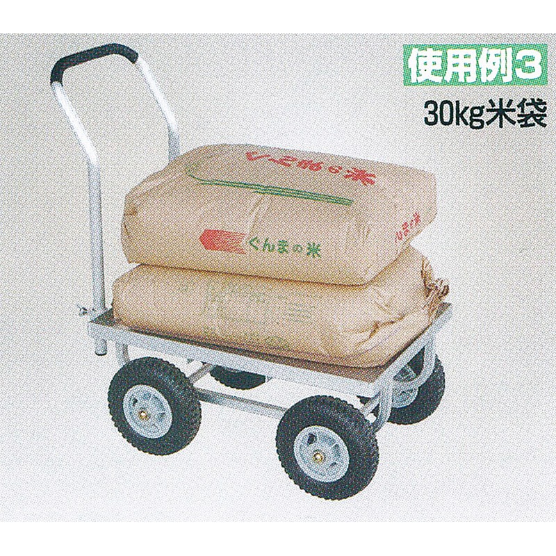 ハラックス 愛菜号 アルミ製ハウスカー 大きいコンテナ1個用 CH-530-25N ノーパンクタイヤ ｜金象印の公式通販サイト【金象本舗】