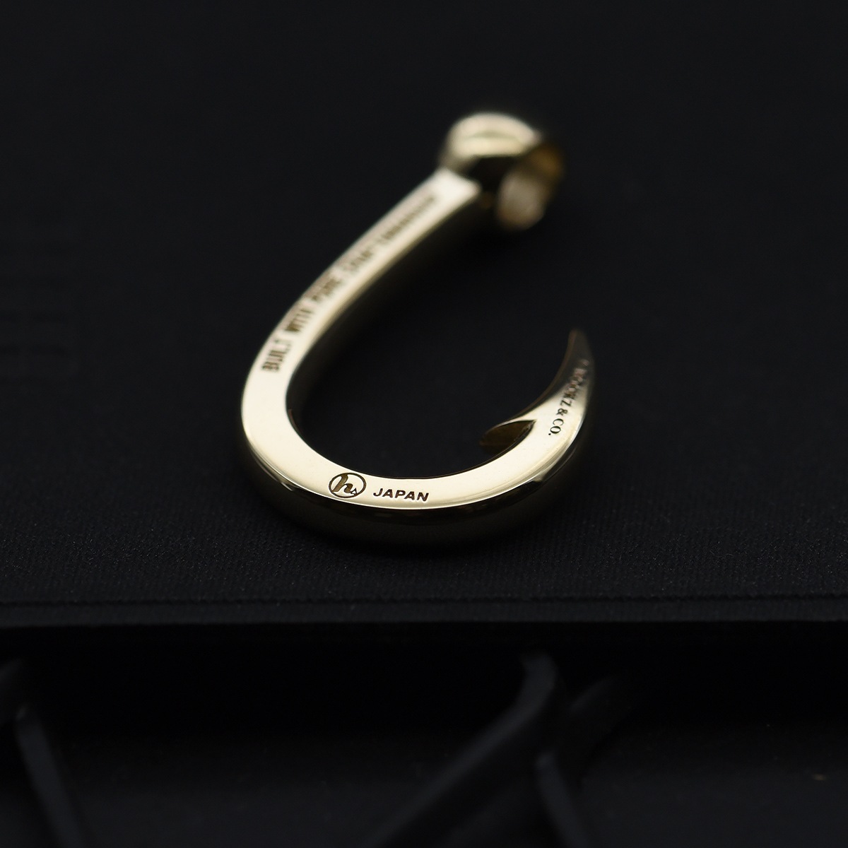 釣り針ネックレス K10ゴールド金/HOOKZ