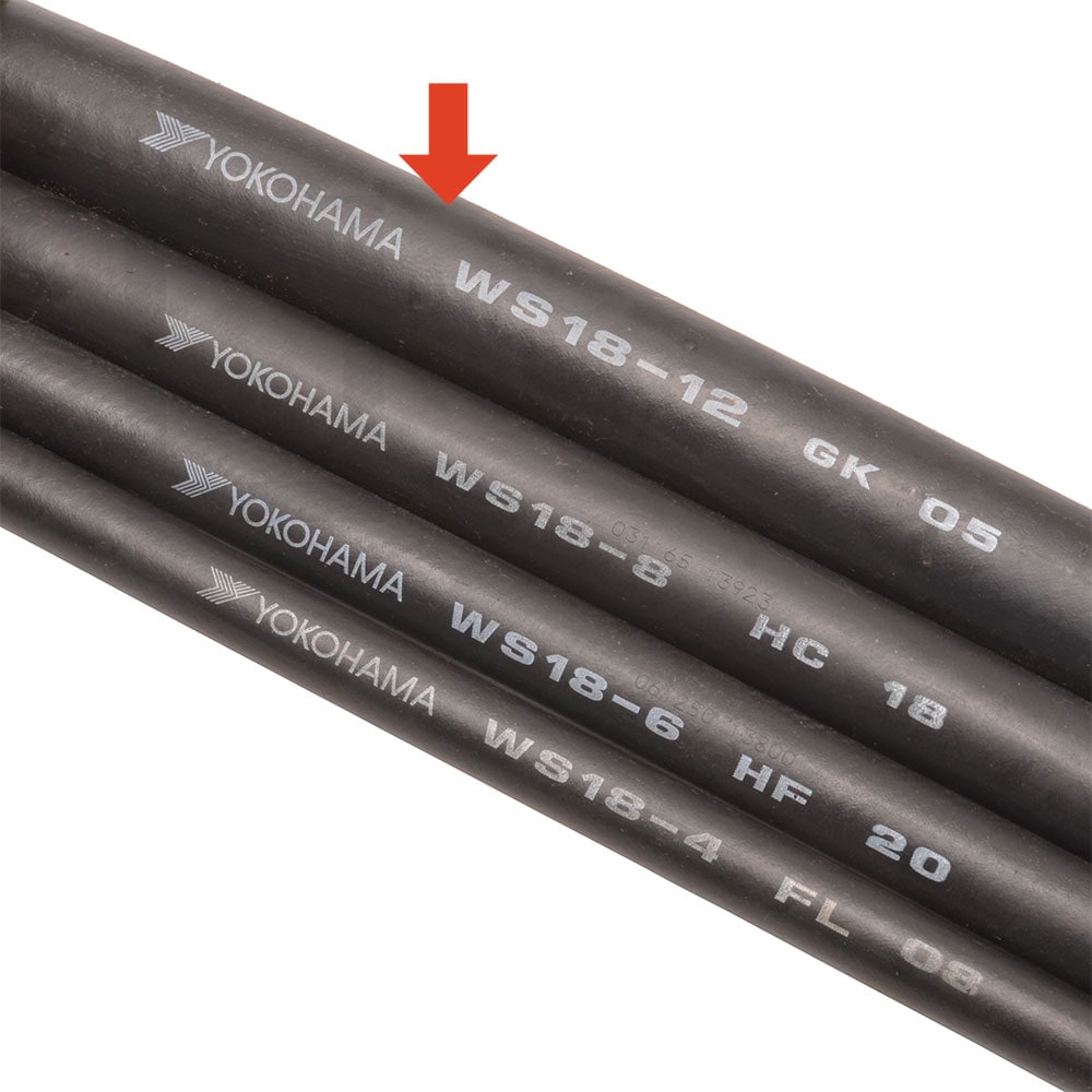 WS18Z-12 （3/4）ソケットレスホース ホースのみ | 油圧部材,油圧ホース,低圧油圧 WS18ホース | 高圧洗浄部材専門店 ホース屋 本店