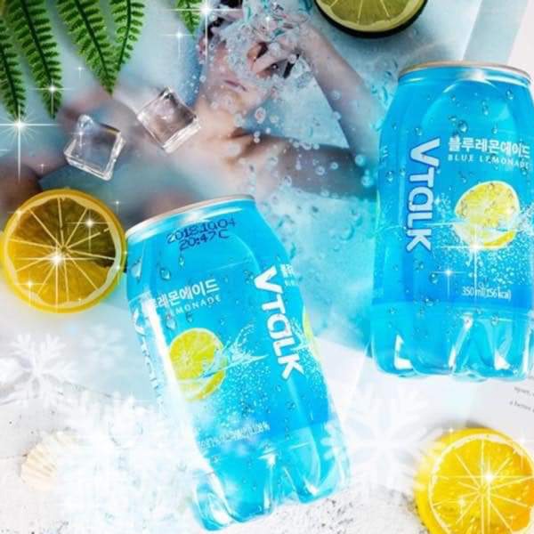 [VTALK] Vトーク ブルーレモンエイド/350ml 韓国炭酸飲料 清涼飲料 韓国ドリンク | ドリンク/飲料/お茶,飲料 | いいとこショップ