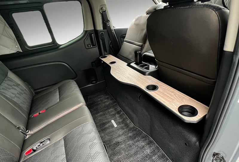 NV350キャラバン プレミアムGX DX3/6人用 セカンドテーブル【硬質CFタイプ】跳ね上げ収納式 |ベッドキット専門店-hyog-