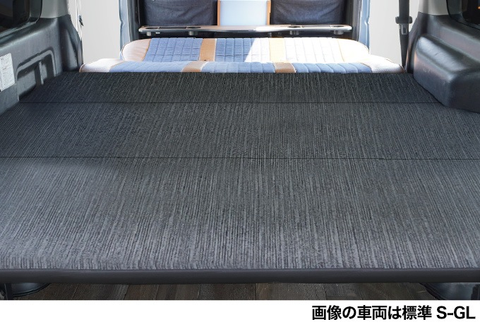 【フルリクライニング対応】【スライドレール対応】ハイエース ベッドキット 全長伸縮タイプ 荷室棚 200系 標準S-GL用 硬質マットタイプ 高さ5段階調節（8型対応） |ベッドキット専門店 ...