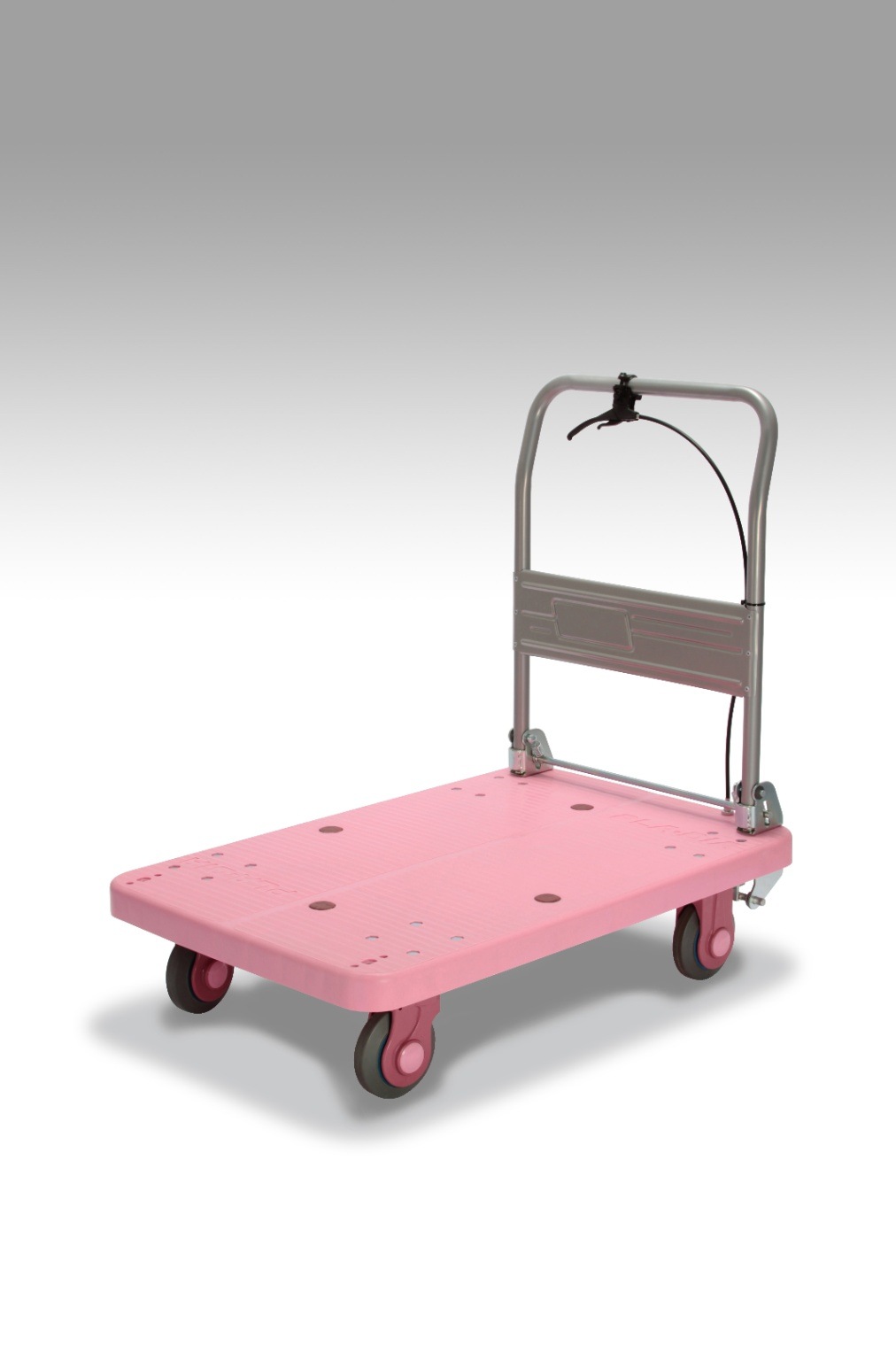 手押し台車 PLA300-DX-HSピンク｜IchiyoPackオンラインショップ