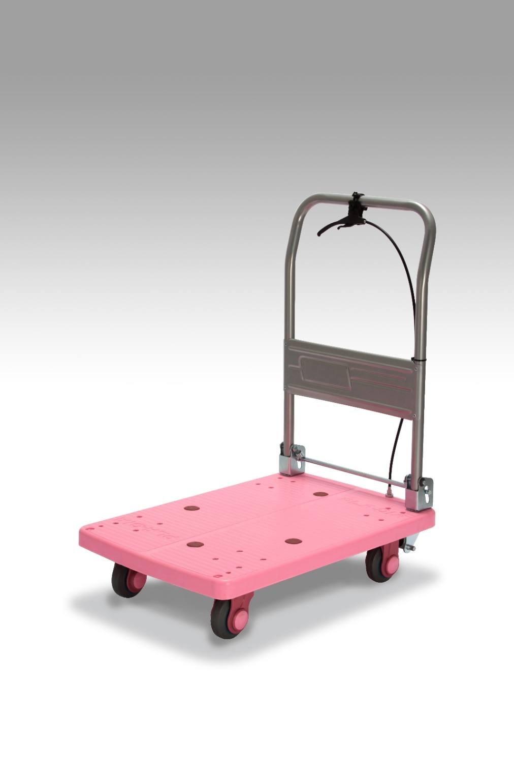 手押し台車 PLA150-DX-HS（ピンク）｜IchiyoPackオンラインショップ