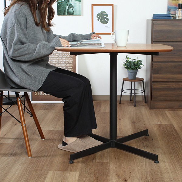 レグナ カフェテーブル 75*75 ナチュラル W750×D750×H720 金属 天然木 リビングテーブル テーブル おしゃれ かっこいい センターテーブル 不二貿易 インテリア家具 【法人 ...