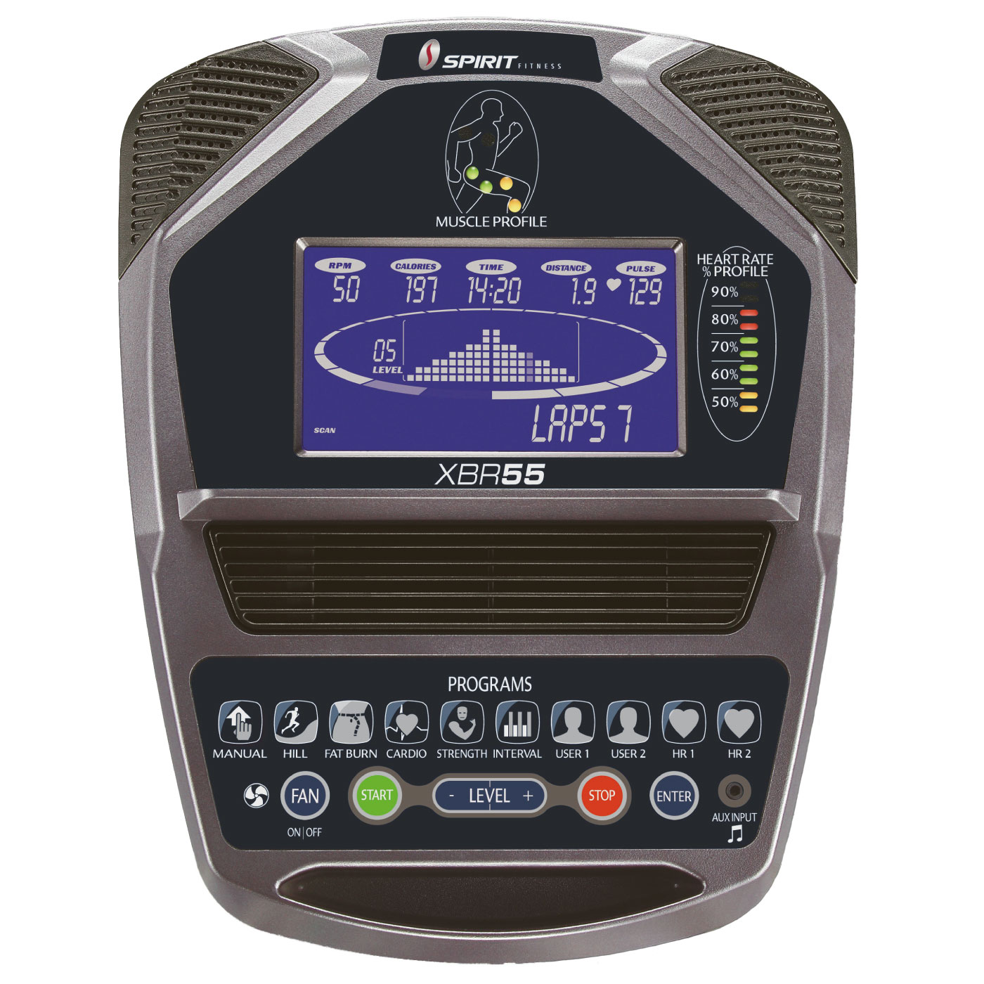 XBR55／医療用（リハビリ・機能訓練向け）リカンベントバイク【エクササイズマシン】〈Spirit Fitness〉《DYACO（ダイヤコ）》