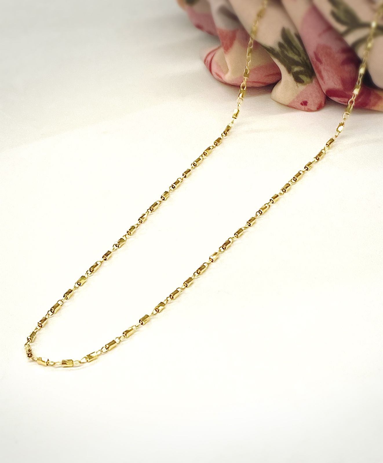 K18 デザインロングネックレス 70cm JA-5676F | ネックレス,K18 | | 井嶋金銀工業 ジュエリーショップ