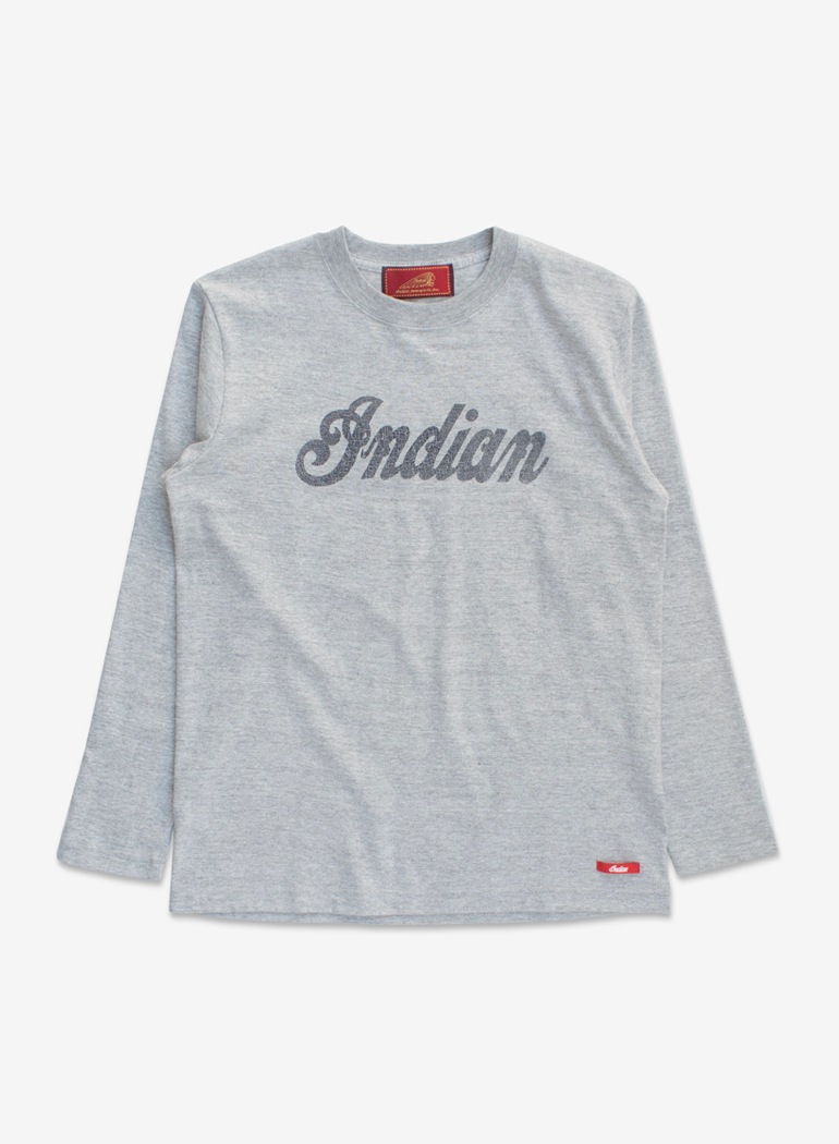 indian Basic L/S tee "logo" | ALL ITEM,ベーシック | Indian ONLINE STORE