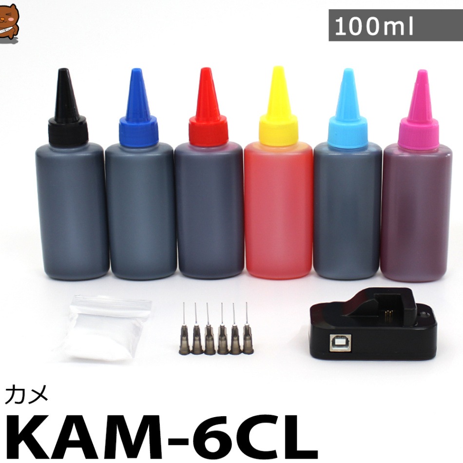 詰め替えインク リセッター KAM-6CL KAM-BK KAM-C KAM-M KAM-Y KAM-LC KAM-LM KAM-6CL EP-881AB EP-881AN EP-881AR ...