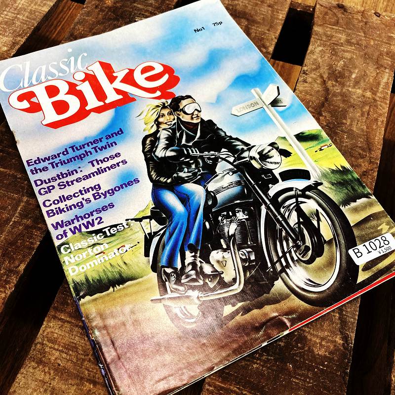 B1028 「Classic Bike」クラッシックバイク ヴィンテージバイク 英国車 古本 雑誌 | ヴィンテージブック/本/雑誌 | | INNOCENT ONLINE SHOP ...