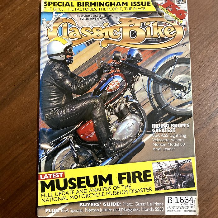 B1664 「Classic Bike」クラシックバイク 英国 旧車雑誌 | ヴィンテージブック/本/雑誌 | | INNOCENT ONLINE SHOP