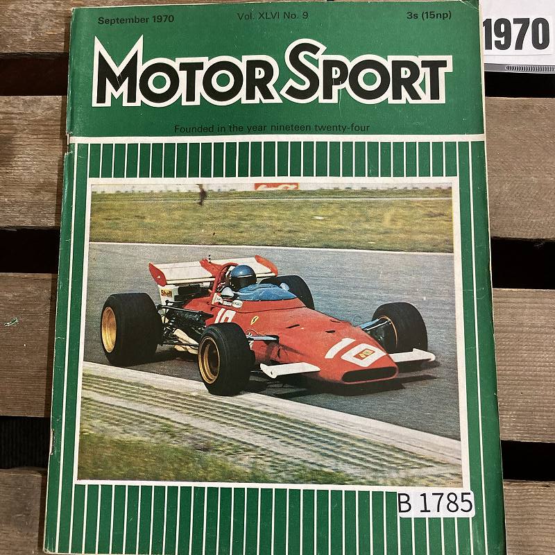 B1785 「MOTOR SPORT」1970 モータースポーツ 英国 旧車雑誌 | ヴィンテージブック/本/雑誌 | | INNOCENT ...