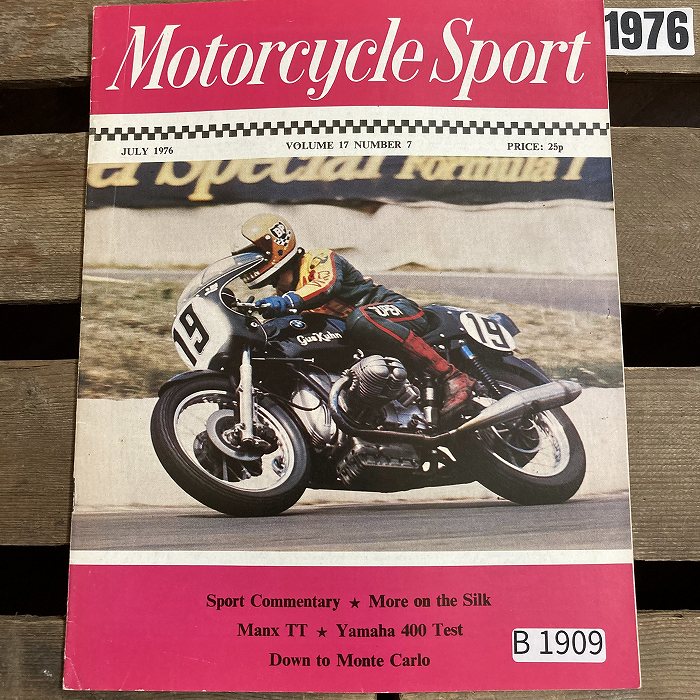 B1909 「MOTORCYCLE SPORT」1976 モーターサイクルスポーツ 英国 旧車雑誌 | ヴィンテージブック/本/雑誌 ...