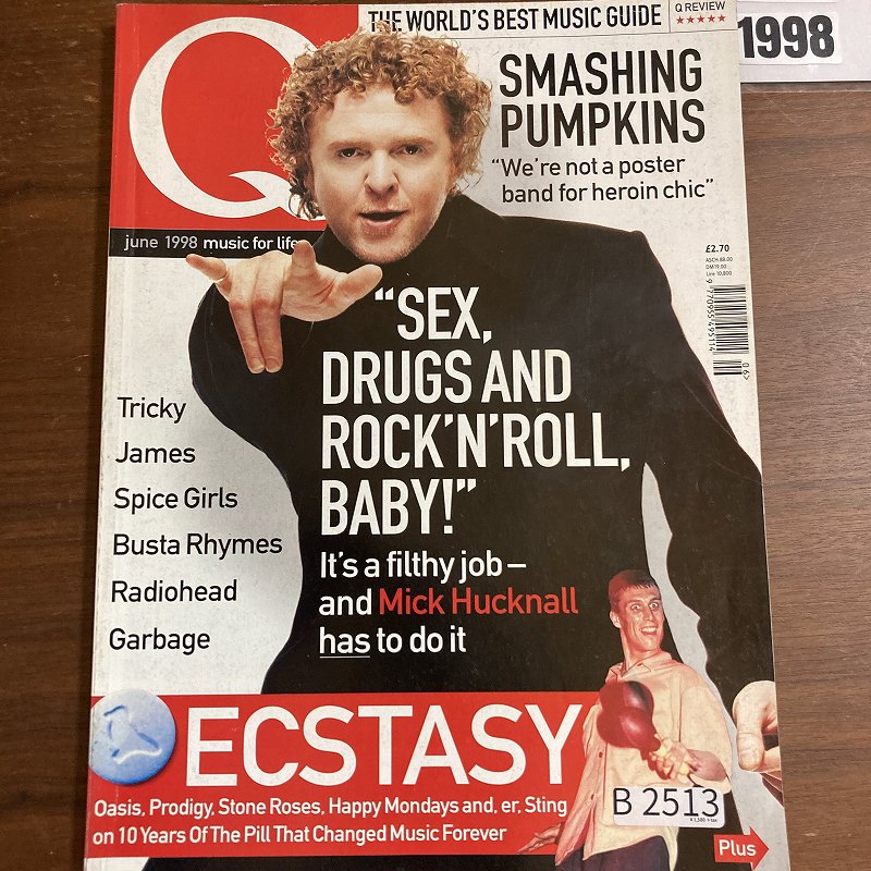 B2513 「Q」1998 Q誌 英国月刊音楽雑誌 | ヴィンテージブック/本/雑誌 | | INNOCENT ONLINE SHOP