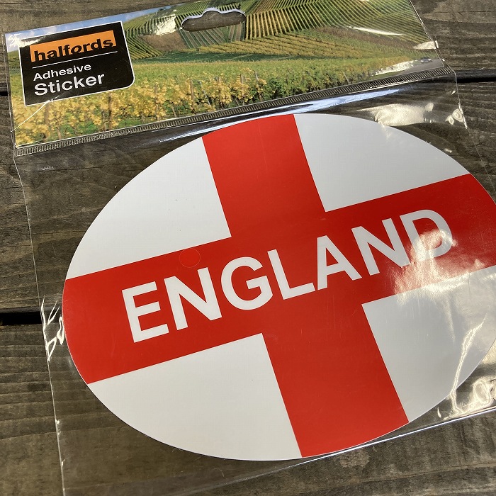 106307 英国 「Halfords」 ハルフォーズ Adhesive Sticker ENGLAND イングランドステッカー | 旧車 ...