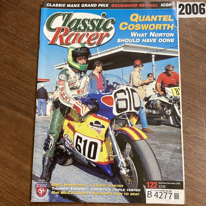 B4277 2006 「Classic RACER」クラシックレーサー 英国 旧車雑誌 | ヴィンテージブック/本/雑誌 ...