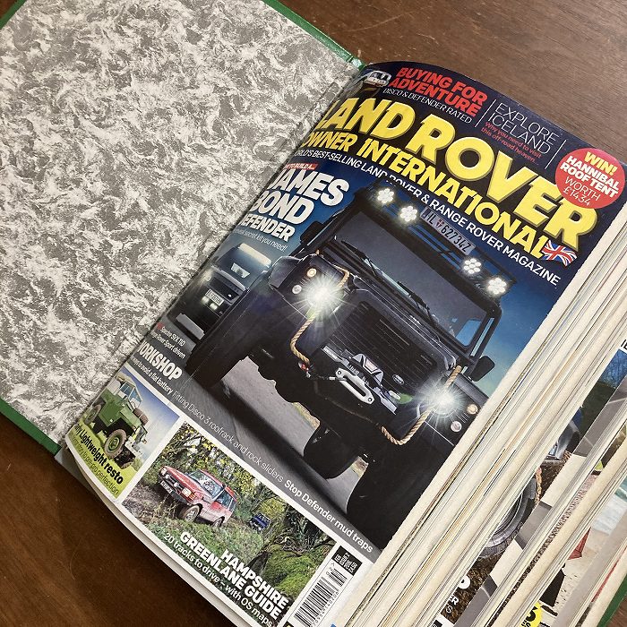 B4091 2016 バインダー7冊セット「LAND ROVER OWNER International」ランドローバーオーナー ...