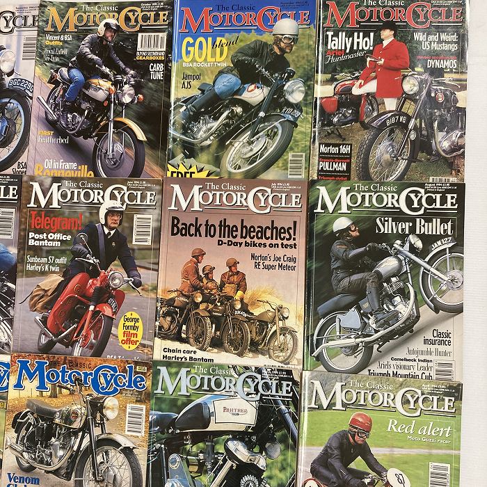 B4314 1994 12冊セット 「The Classic MOTOR CYCLE」 クラシックモーターサイクル 英国 旧車雑誌 ...