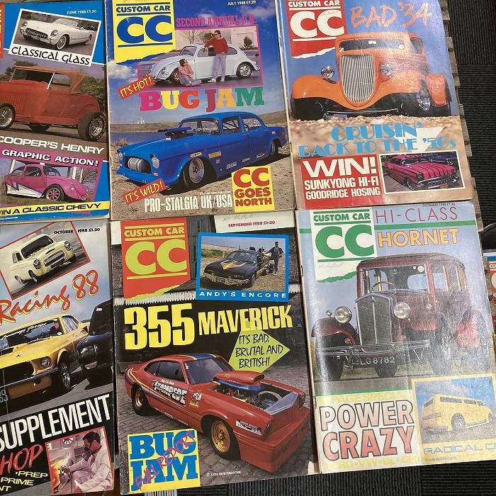 B2042 「CUSTOM CAR」1988 11冊セット カスタムカー 英国 旧車雑誌 | ヴィンテージブック/本/雑誌 ...