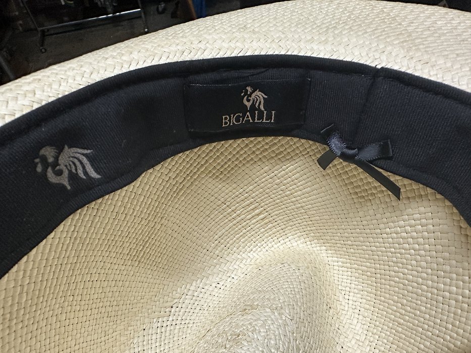 107237 「BIGALLI」ビガリ PANAMA HAT パナマハット 54cm | NEW！新入荷,2023年 新入荷 ...