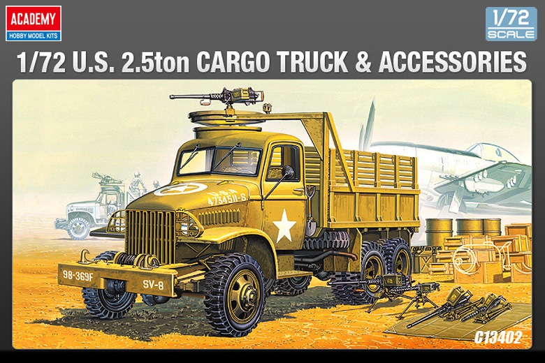 13402 1/72 アメリカ軍 6×6カーゴトラック＆アクセサリー | すべての商品 | インターアライドスターショッピング