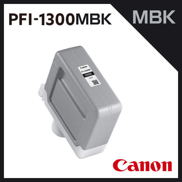 CANON キヤノン 大判 プリンターインク PFI-1300 MBK (マットブラック) | 店舗・イベント装飾・販促・オフィス機器ならインターショップ