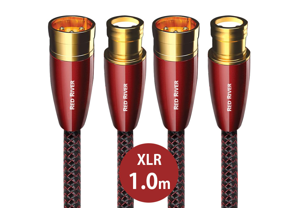 audioquest - RED RIVER/1.0m（REDRIVER/1M/XLR）（XLR・ペア）《JP》【1/4～出荷・在庫有り即納 ...