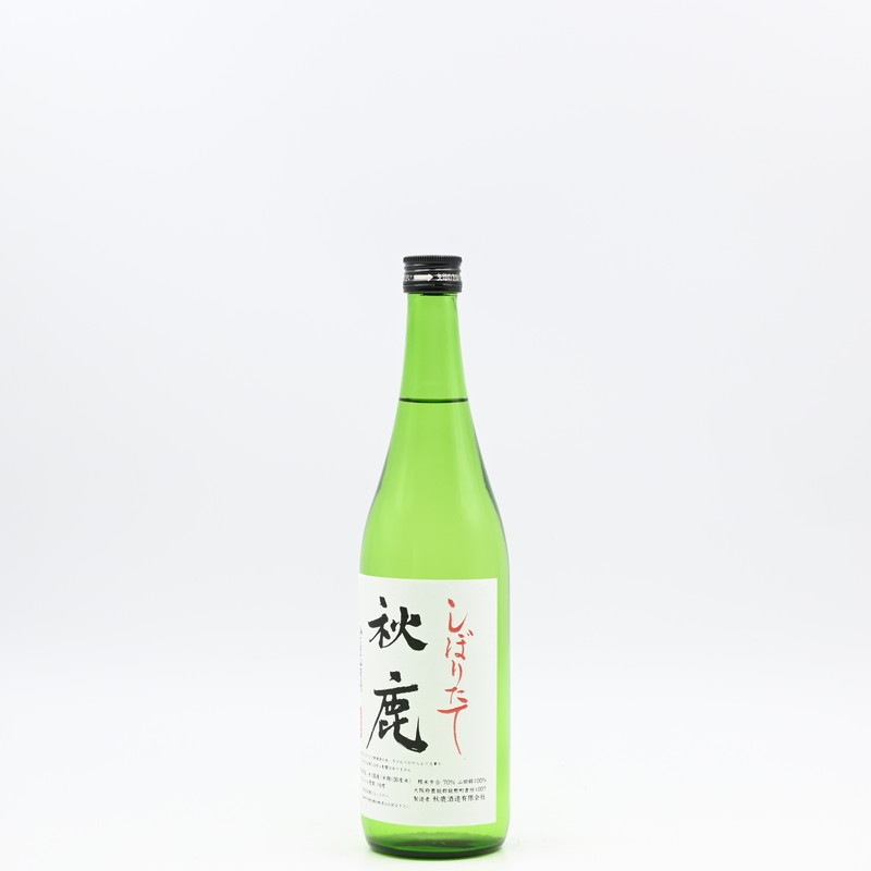 秋鹿 しぼりたて 純米生酒 720ml