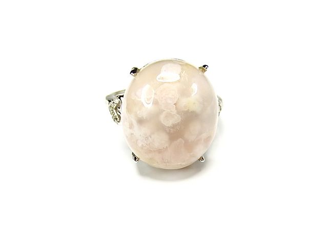 さくらアゲート指輪リングAAA天然石一点物16号石街U0208 | 石種別で探す,アゲート（瑪瑙） | | 石街