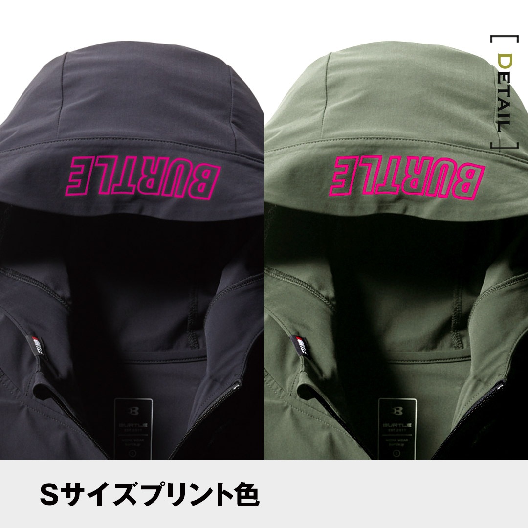 BURTLE バートル 4085 半袖 ハーフジップ パーカー ストレッチ 吸汗速乾 接触冷感 UVカット 軽量 メンズ レディース 春夏秋 作業服 作業着 フーディ | 作業着・作業服 ...