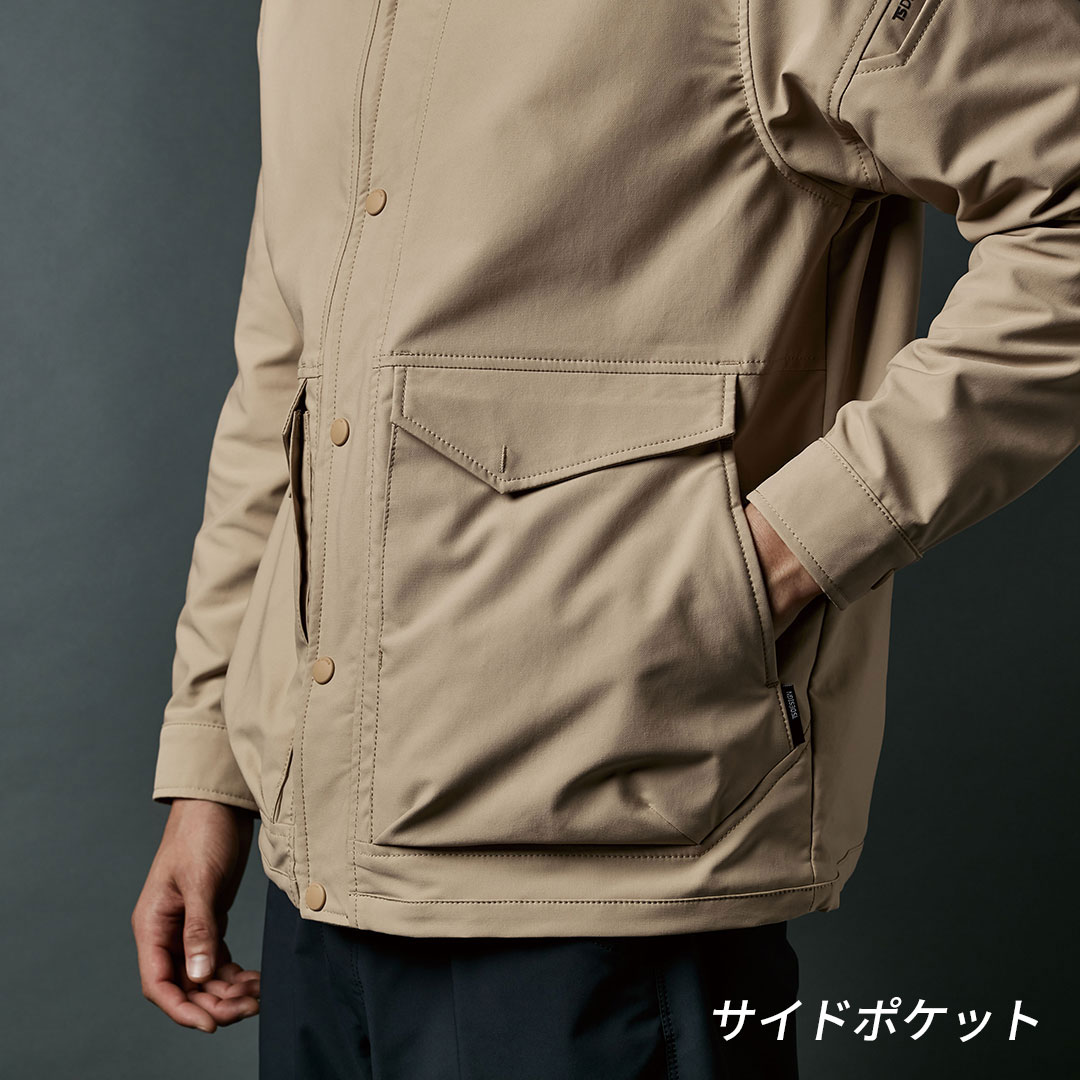 TS DESIGN ティーエスデザイン 4617 長袖 ジャケット コーチジャケット ストレッチ 軽量 UVカット 防汚 裏綿 メンズ レディース 春秋冬 作業服 作業着 | 作業着・作業服 ...