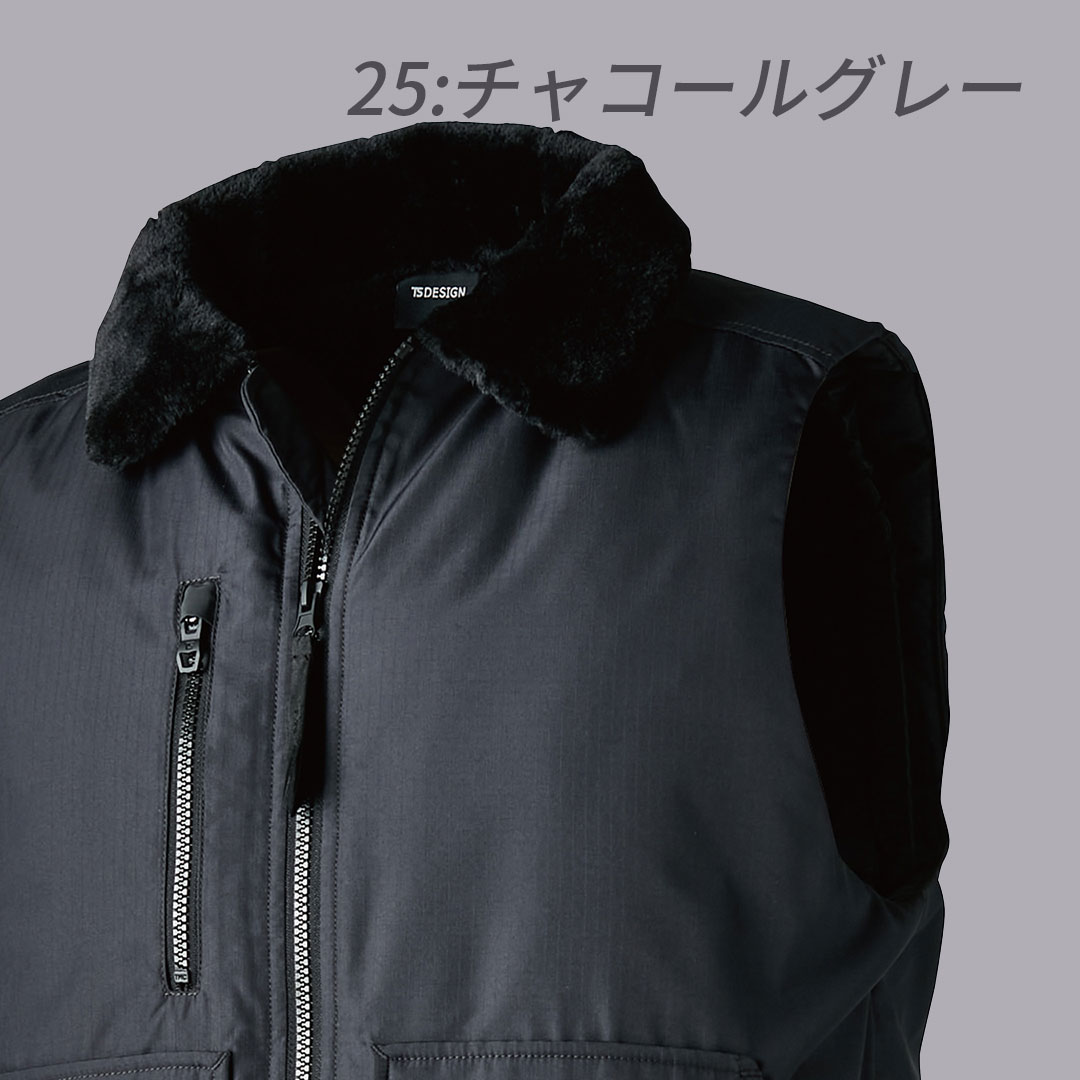 TS DESIGN ティーエスデザイン 46328 防寒 ベスト 防風 裏ボア 保温 軽量 高強度 メンズ 秋冬 作業服 作業着 フライトベスト ニッカーズ | 作業着・作業服,かっこいい ...