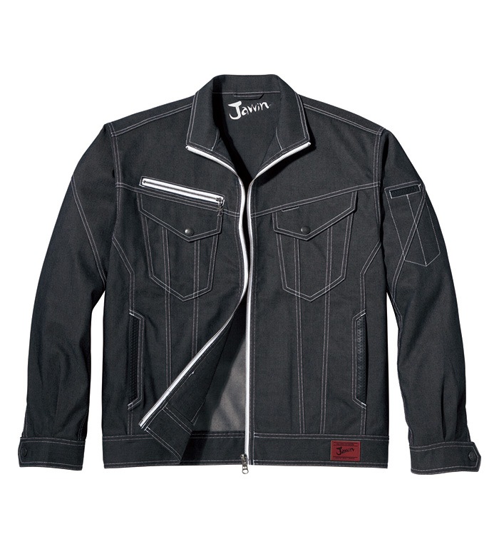 52400 長袖ジャンパー 秋冬用 Jawin ジャウィン | 作業着・作業服,秋冬作業服,綿高率（綿50％以上）【秋冬】,Jawinの秋冬ジーニングテイスト | 衣・職・自由 本店