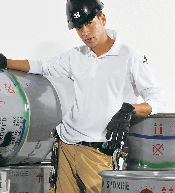 303 長袖 ポロシャツ バートル メンズ レディース 春 秋 冬 ドライ 吸汗速乾 消臭 ストレッチ クールビズ 作業服 作業着 3L 4L 5L対応 大きいサイズ対応 BURTLE モード ...