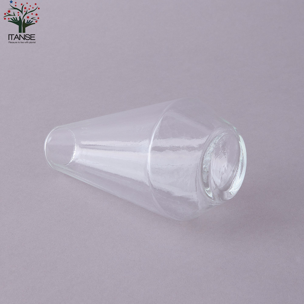 フラワーベース マフルL【吹きガラス／Size:最大部分直径13cm×高さ23cm／品番:372285／1個売り】｜ 【植物のITANSE】全品送料無料・即出荷!