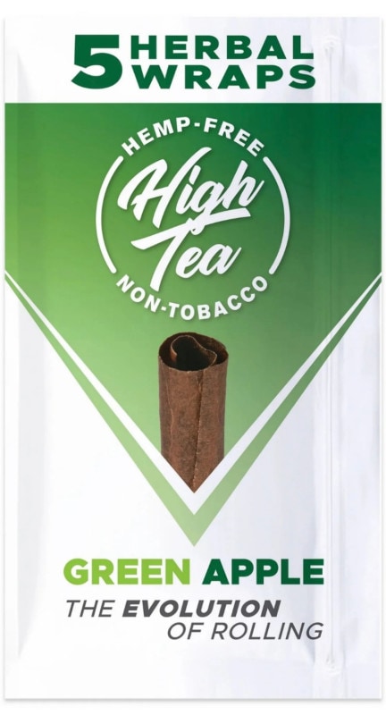 High Tea Herbal Wraps グリーン アップル 5枚入 | 手巻きたばこ用品,ブラント,High Tea Herbal ...