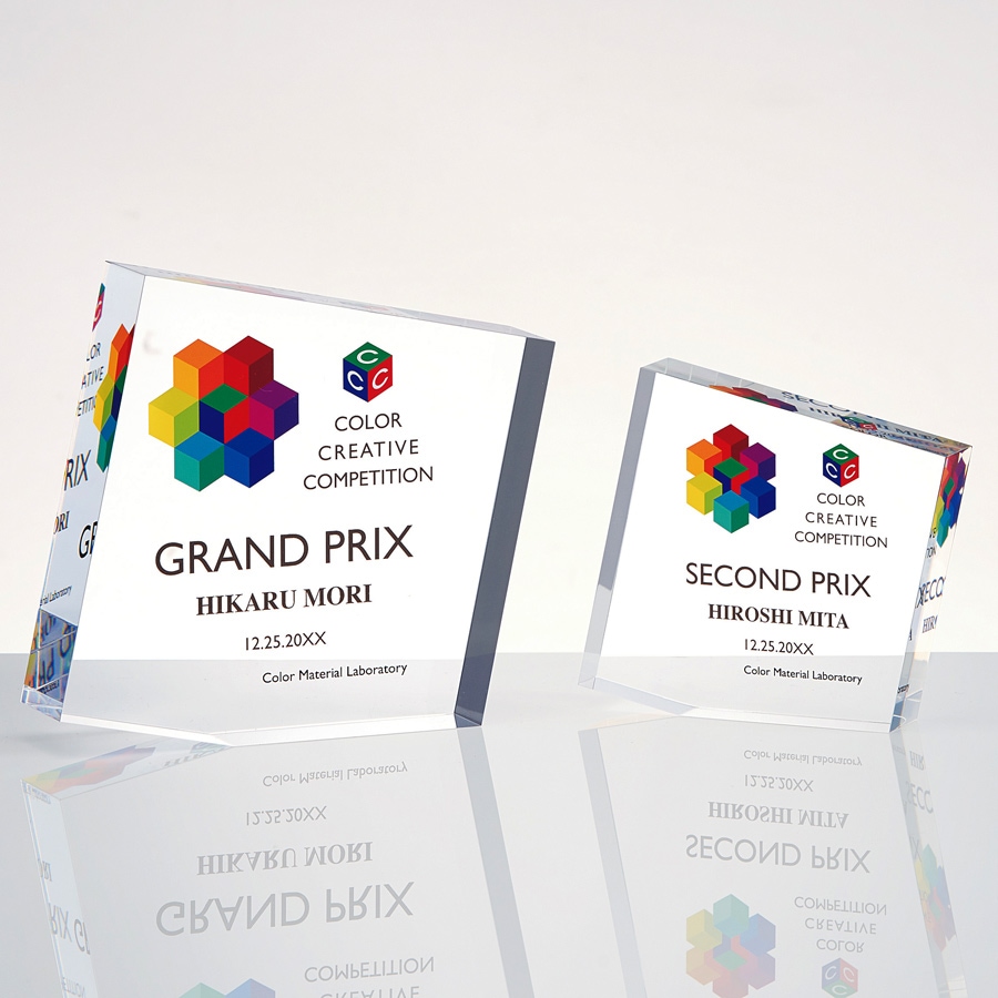 オリジナルデザイントロフィー JP-L10-02-アクリル製オーナメント | アクリルトロフィー | トロフィー・優勝カップ・表彰楯 ジャパンプライズ