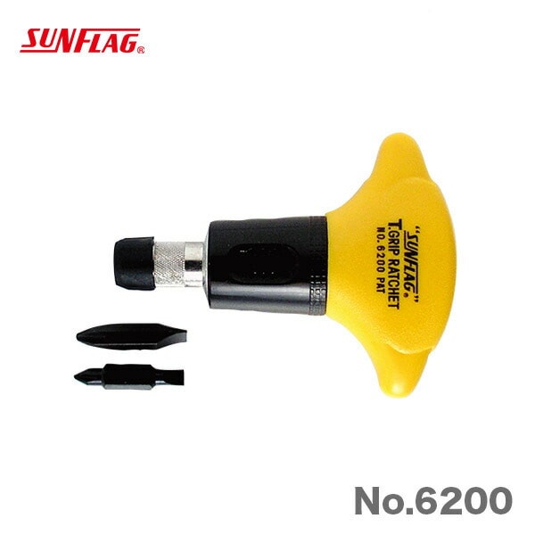 【オススメ】【数量限定】〈SUNFLAG〉T型ラチェット No.6200 | 一般作業工具,ドライバー | プロ工具専門店のジャパンツール