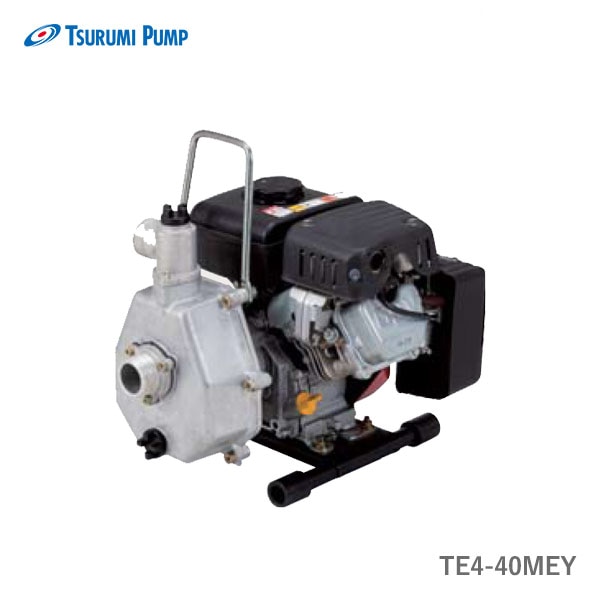 〈ツルミ〉TE4-40MEY 排水用エンジンポンプ TE型 口径40mm ツルミポンプ TE4-40MEY | 電動工具,水中ポンプ | プロ ...