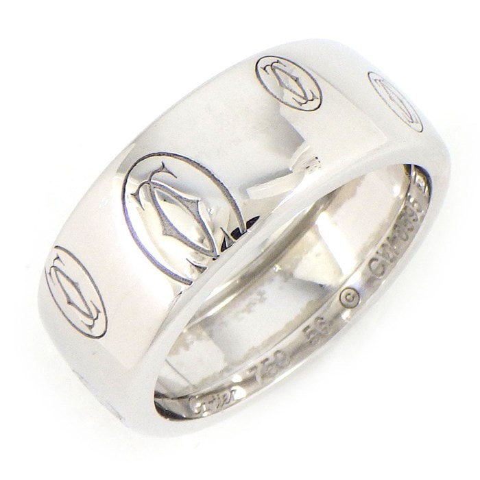 【カルティエ Cartier】リング ハッピーバースデーLM ラージ ワイド C2 2C ロゴ K18WG 16号 / #56 | ジェイビー ...