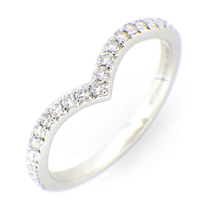 【ティファニー Tiffany & Co.】リング ソレスト V 60875707 ハーフ パヴェ ダイヤモンド 0.18ct PT950 15号 | ジェイビーワークス 公式オンラインショップ