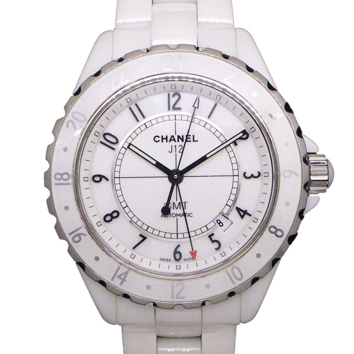 【シャネル CHANEL】腕時計 J12 GMT H2126 カレンダー ホワイト 文字盤 SS ホワイトセラミック 白 自動巻き | ジェイ ...
