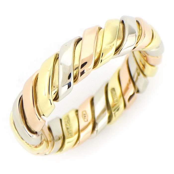 【ブルガリ BVLGARI】リング トゥボガス スリーカラー K18PG K18WG K18YG 9.5号 | ジェイビーワークス 公式オンラインショップ