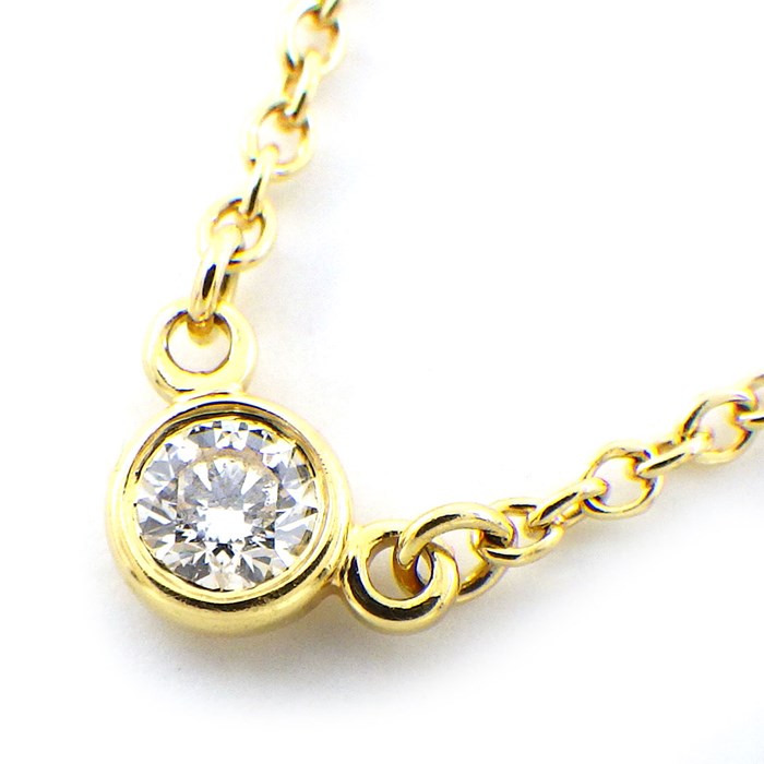 【ティファニー Tiffany & Co.】ネックレス バイザヤード 1ポイント ダイヤモンド 0.05ct モデル K18YG | ジェイビーワークス 公式オンラインショップ