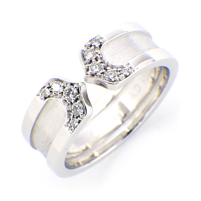 【カルティエ Cartier】リング C2 2C ダイヤモンド K18WG 12.5号 / #53 | ジェイビーワークス 公式オンラインショップ