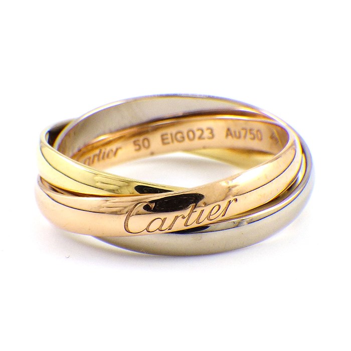 【カルティエ Cartier】リング トリニティ SM 現行モデル K18PG K18WG K18YG 11号 / #50 | ジェイビーワークス 公式オンラインショップ