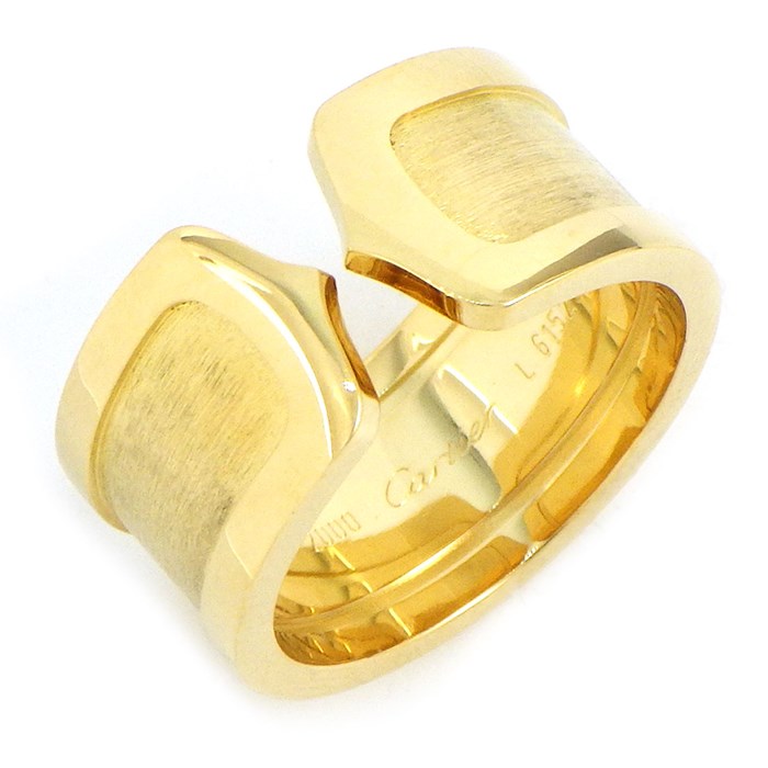 カルティエ Cartier リング C2 2C ラージ LM K18YG 13号 / #53 【中古】 | ジェイビーワークス 公式オンラインショップ