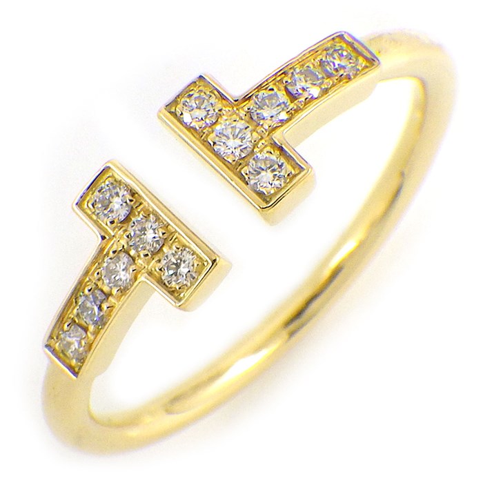 ティファニー Tiffany & Co. リング Tワイヤー 60147091 ダイヤモンド 計0.13ct K18YG 13号 【中古】 | ジェイビーワークス 公式オンラインショップ